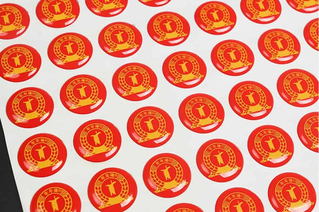 Dome(3D) labels | Dome Decals | Sticker Printing China